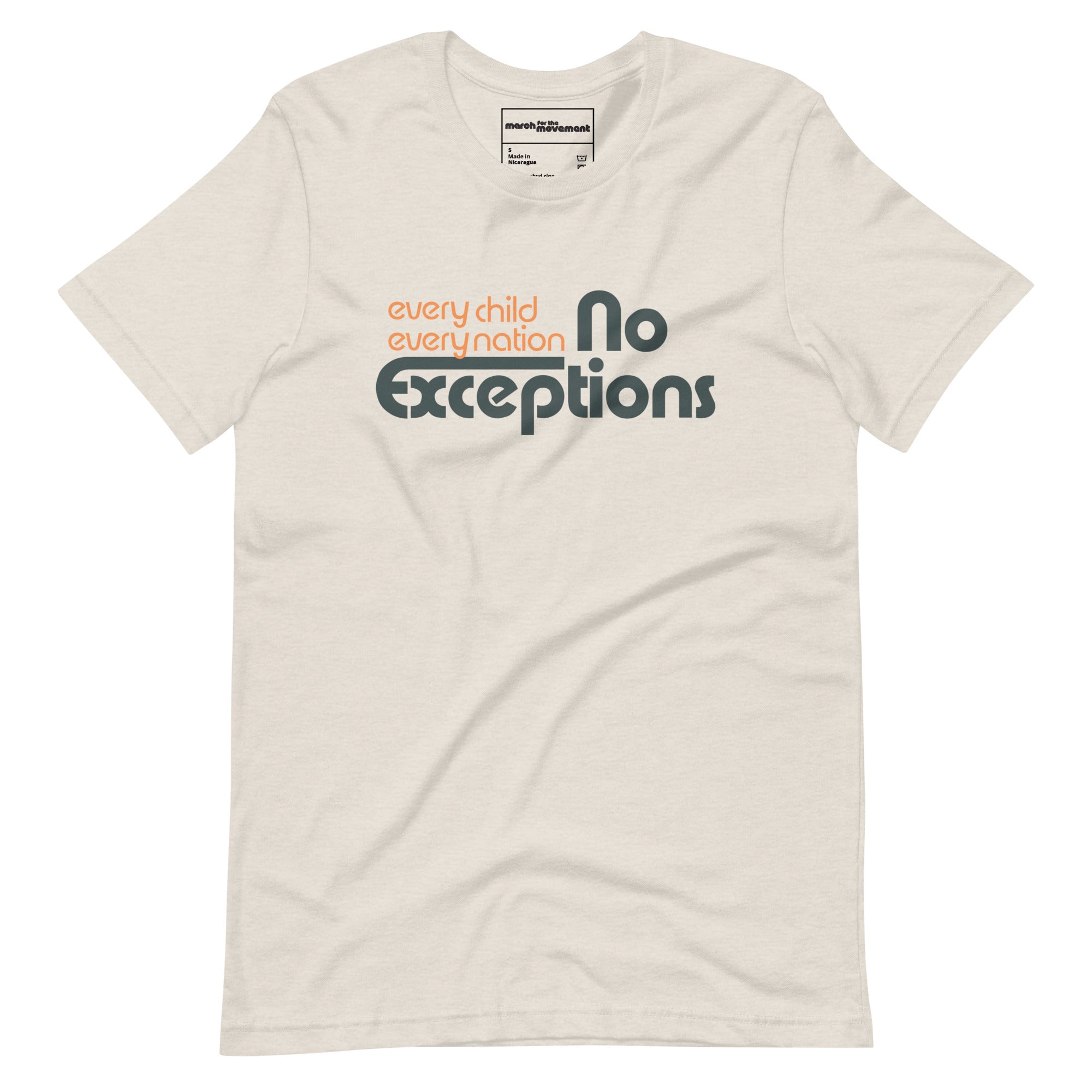Every Child Every Nation No Exceptions T-Shirt – March For The Movement